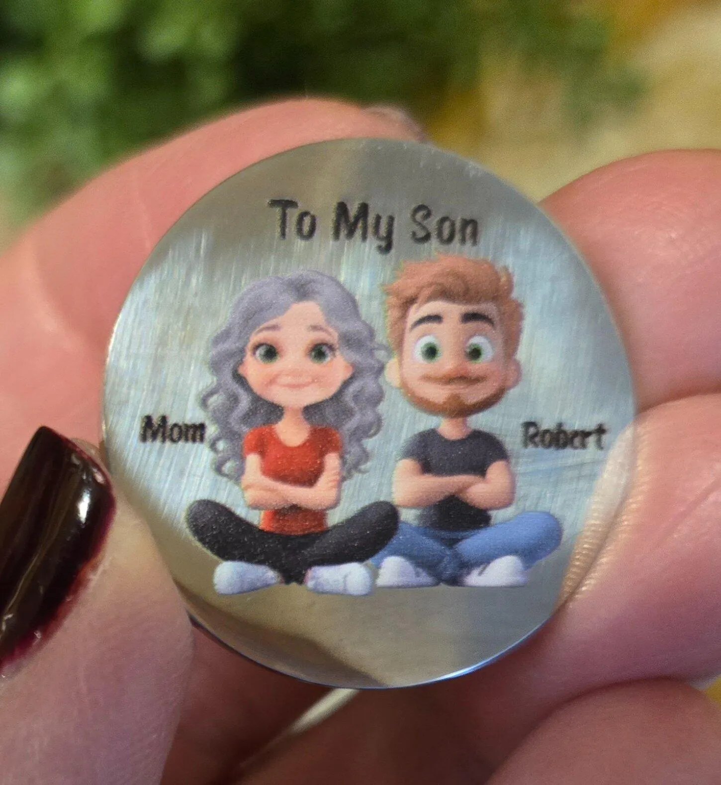 Always Choose You My Son - Personalized Custom Pocket Hug At Wrappiness ...