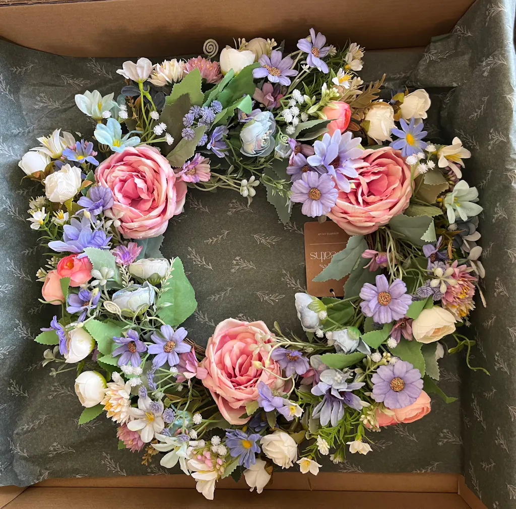 Pink Peonies | Luxury Spring & Easter Wreath – Wreaths.co.uk