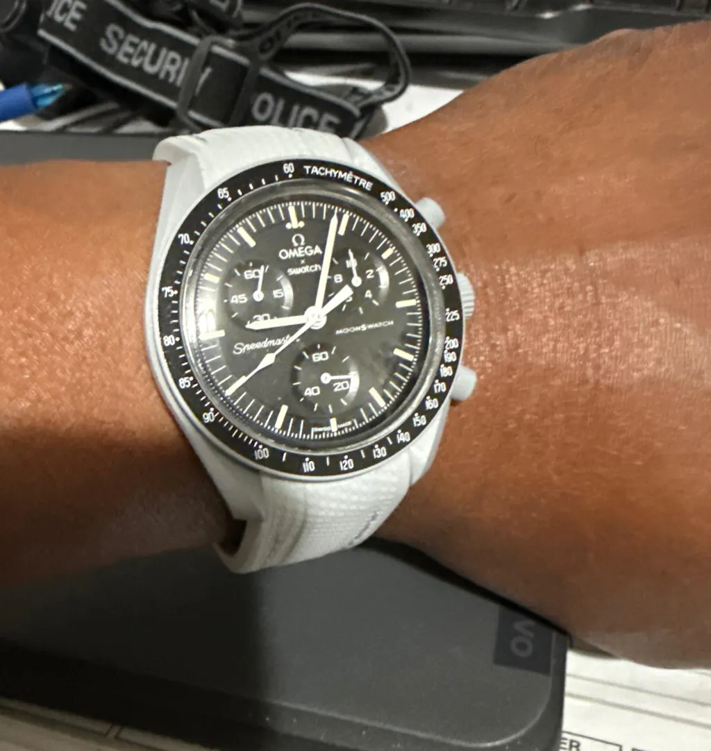 Rubber Watch Strap for Omega X Swatch MoonSwatch Mission to the Moon ...