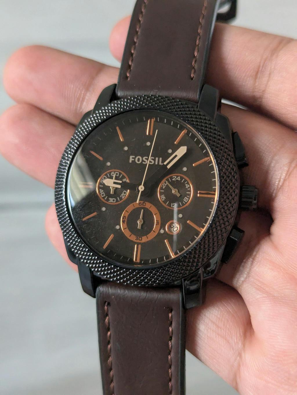 FS4656 Brown Leather Strap| 1:1 Quality – wristly