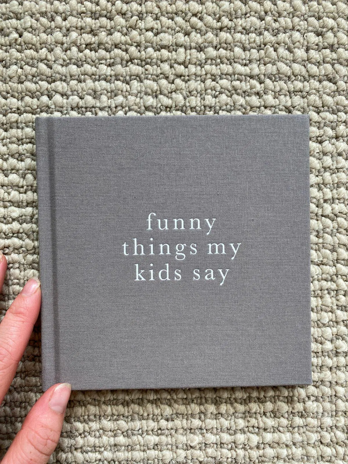 Funny Things My Kids Say Journal - Grey - Write To Me AU