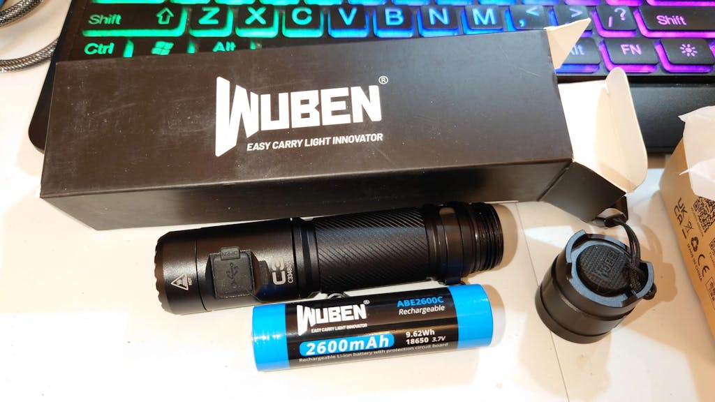 Wuben C3 1200 Lumen Flashlight - High-Quality, Compact Light under 30
