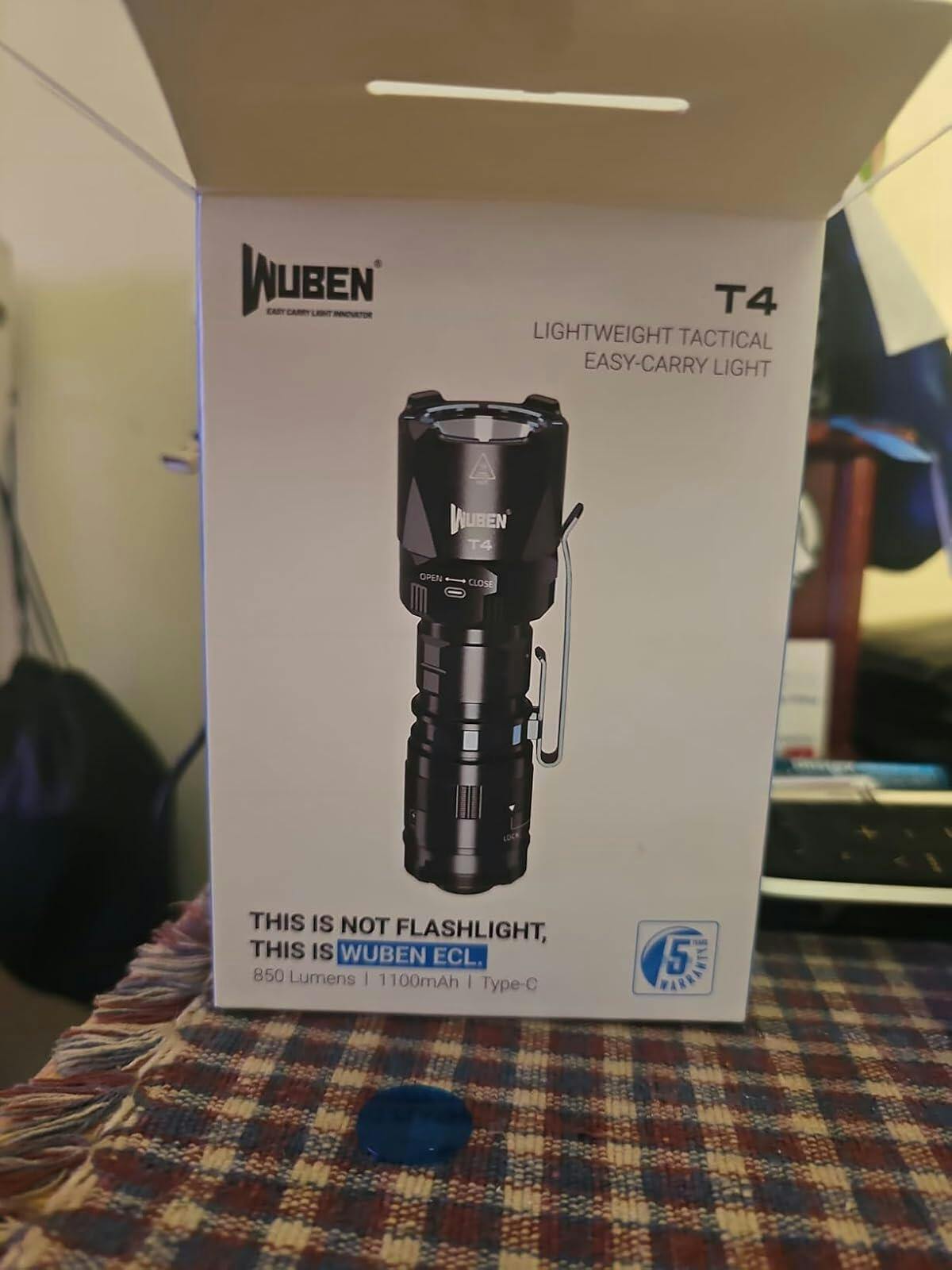 Wuben T4 Portable Tactical Flashlight | Best Practical Tactical Flashlight