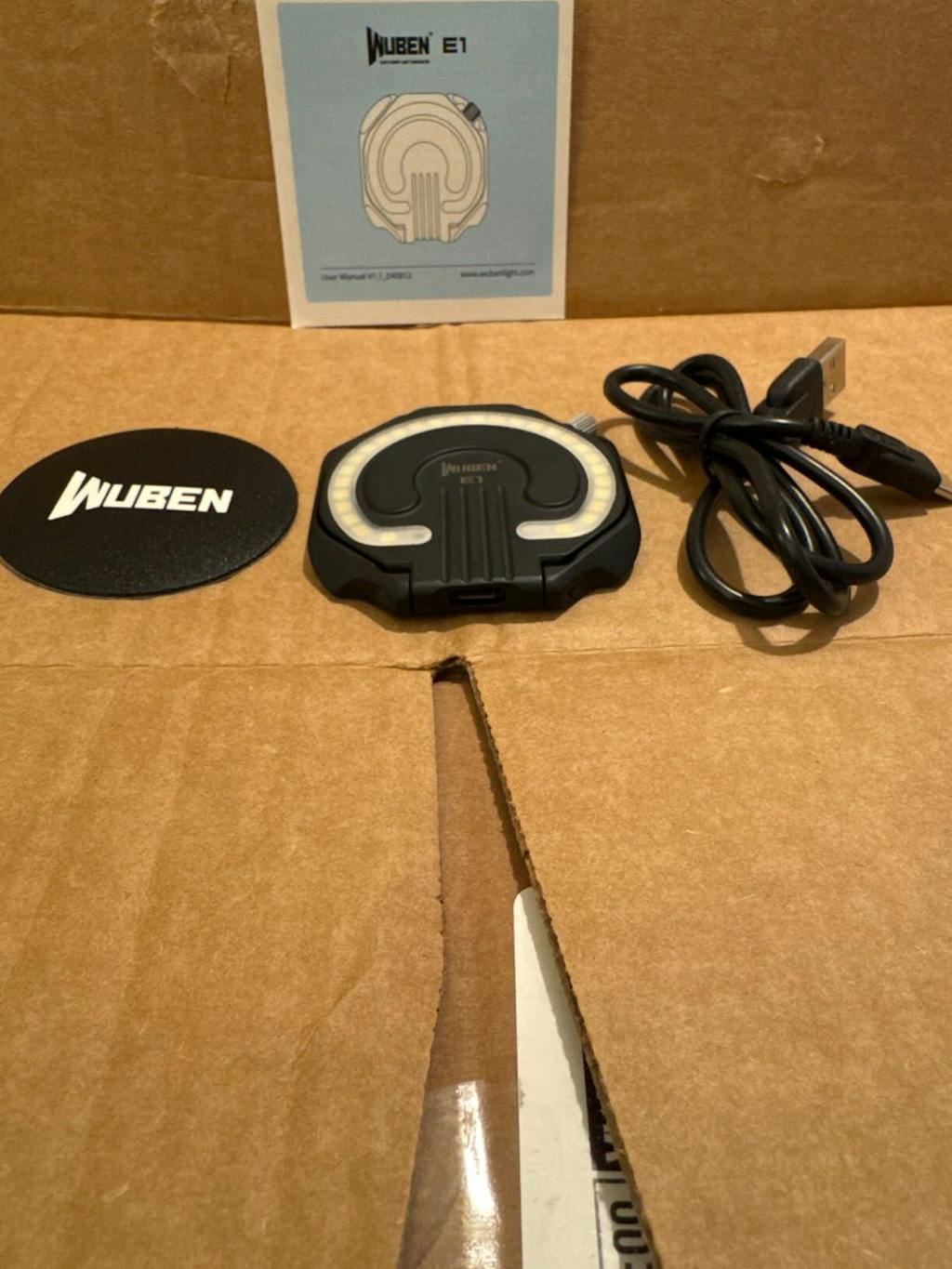 WUBEN E1 EDC Rechargeable Selfie Light Portable Ring Light