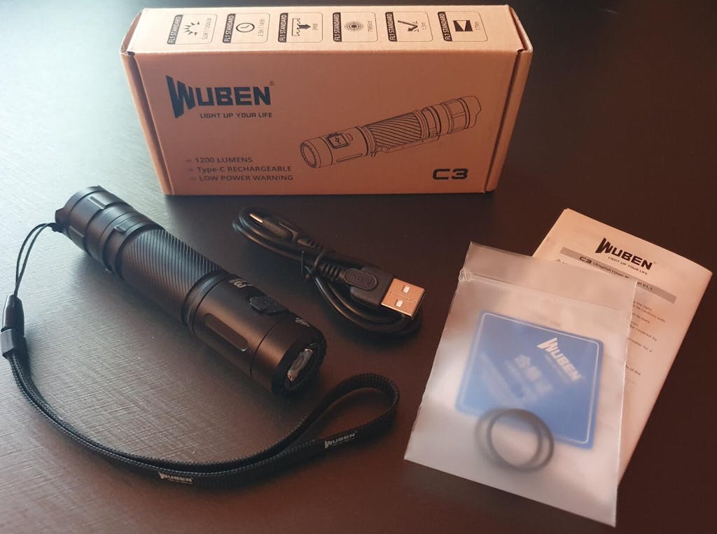 Wuben C3 1200 Lumen Flashlight - High-Quality, Compact Light under 30