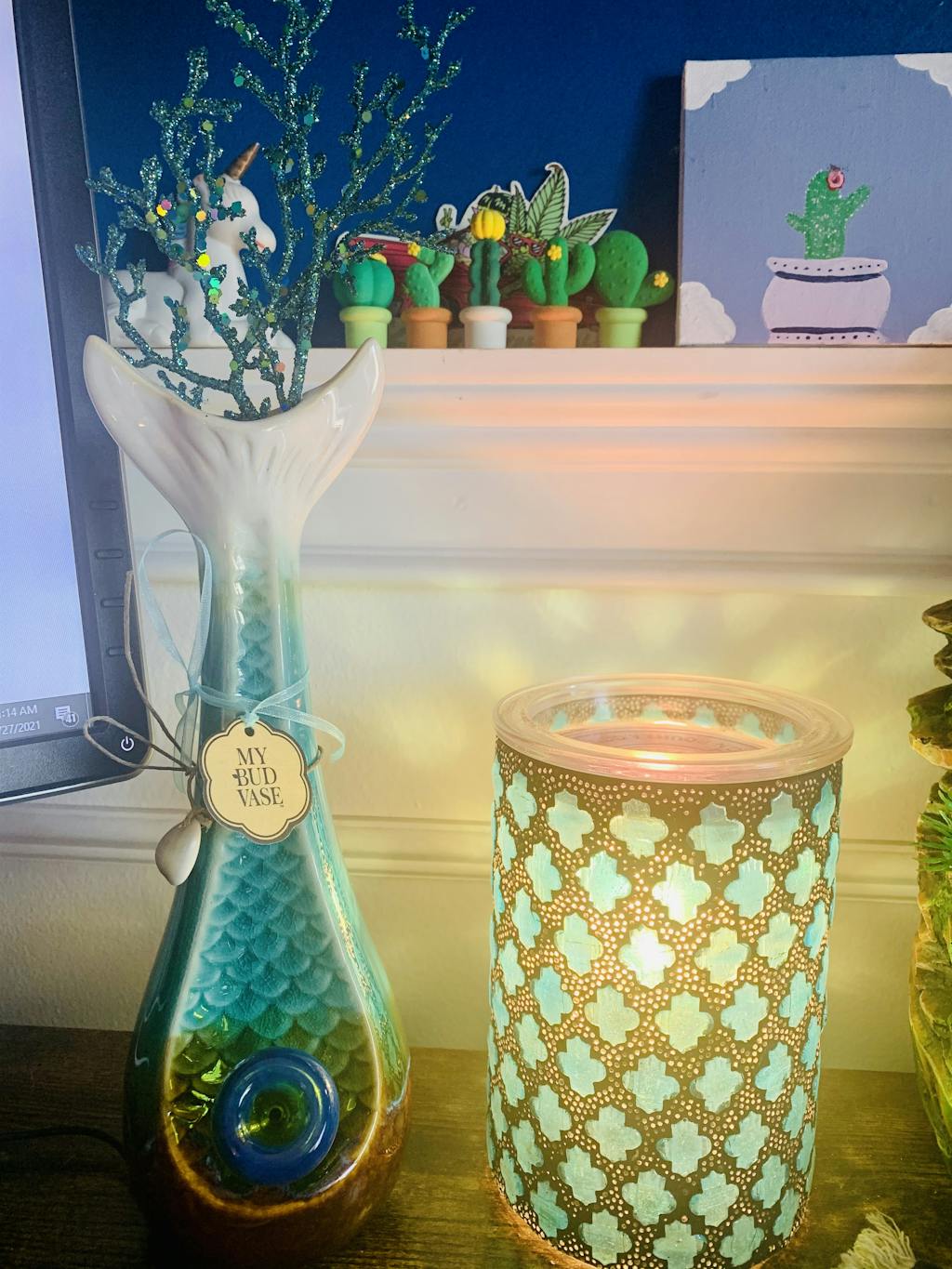 Mermaid Flower Vase Water Bong | Cannabox