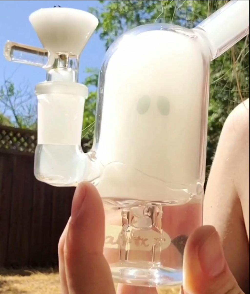 Smokey the Stoney Ghost Mini Bong | Best Bongs & Bubblers