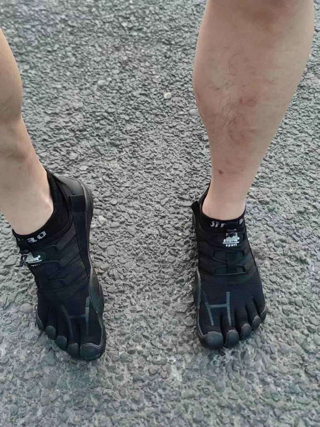 Men's Five Finger Shoes Breathable Ultra-light Outdoor Five Toe Shoes ...