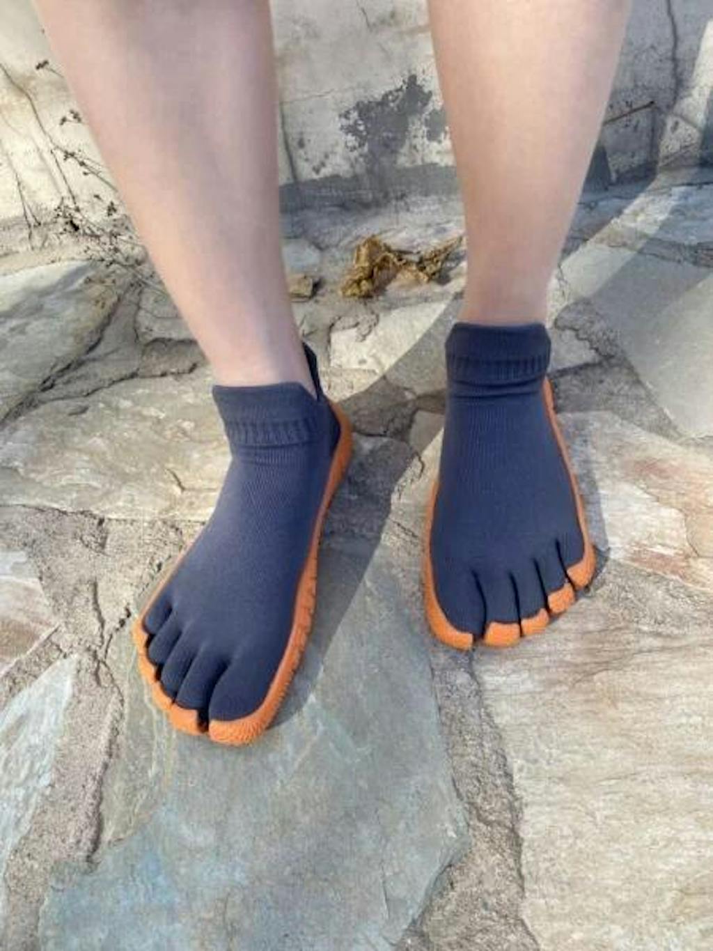 Men's Fitness Training 5 Toe Shoes Knitted Elastic Upper Fivefingers ...