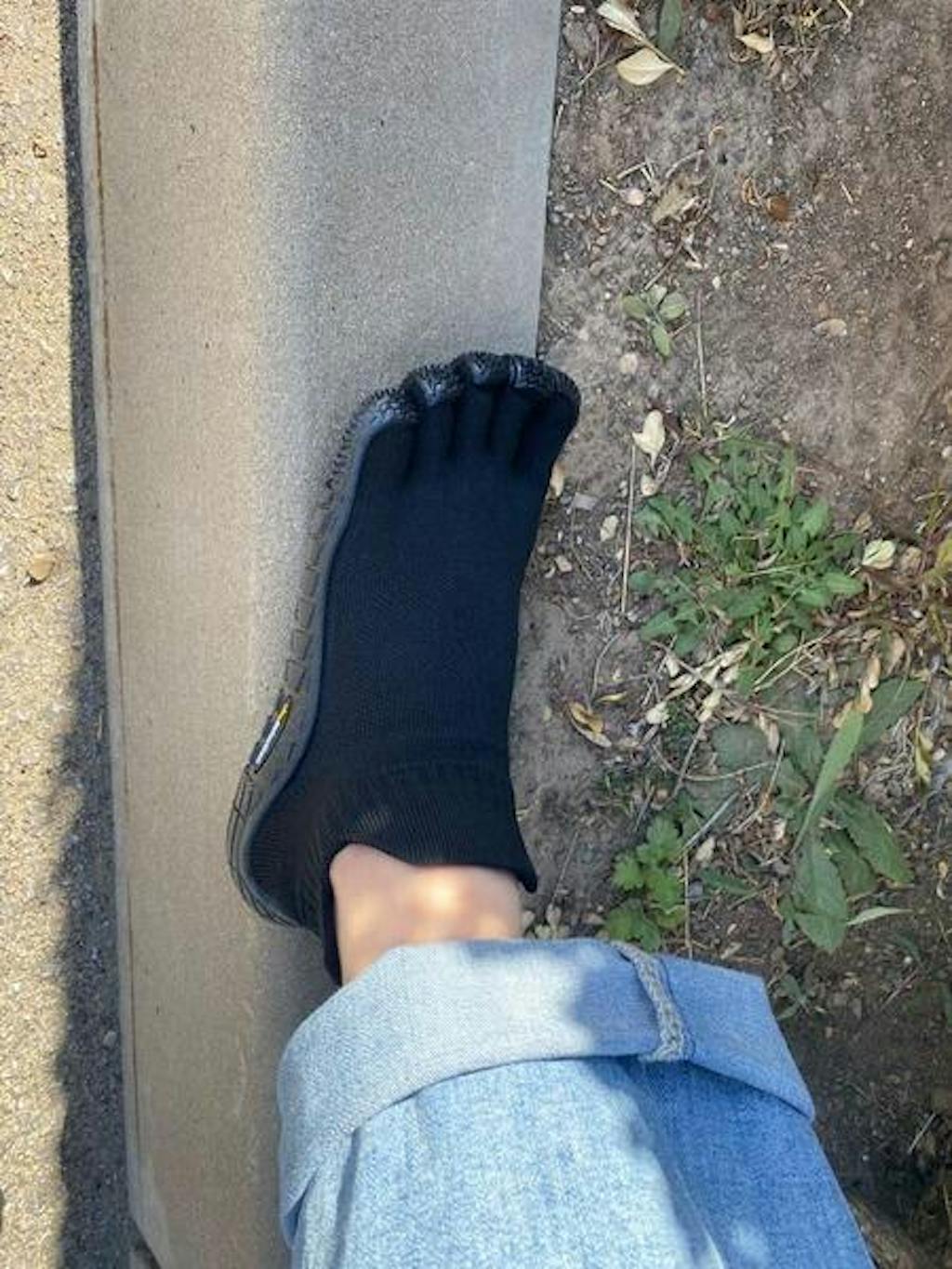 Women's Outdoor Toe Shoes Fitness Training 5 Toe Shoes Knitted Elastic ...