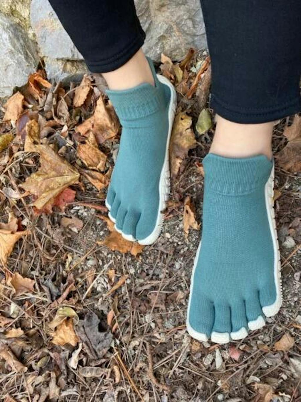 Men's Fitness Training 5 Toe Shoes Knitted Elastic Upper Fivefingers ...