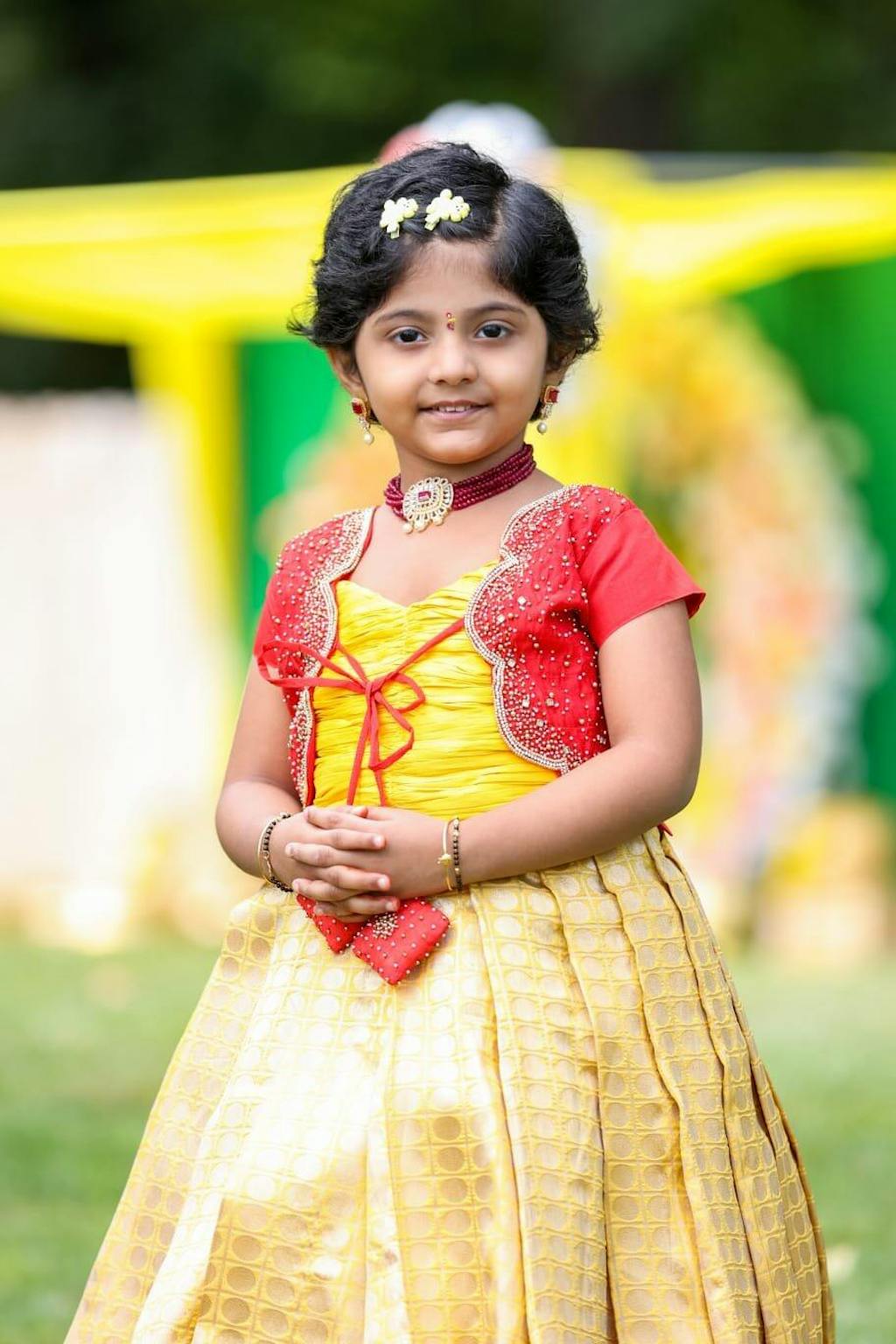 Buy Brocade Kids Dresses Online | Best Kids Designer Wear – www.liandli.in