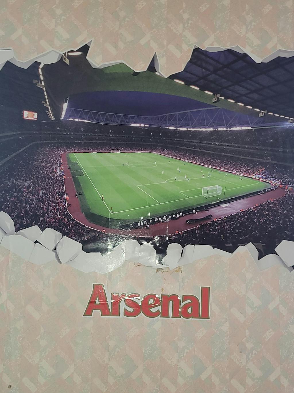 Arsenal Football Club Emirates Stadium Inside Match Day Smashed Wall ...