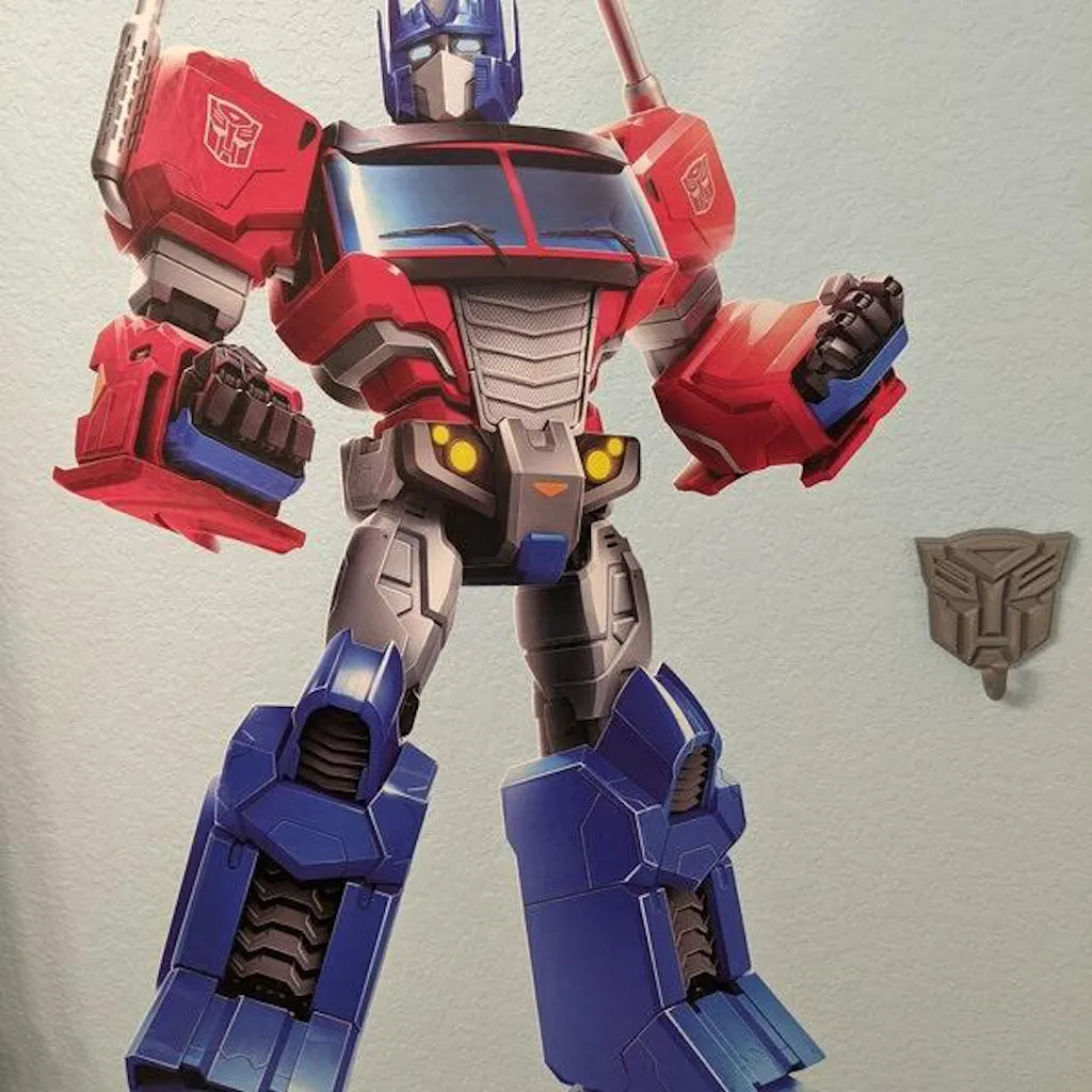 Transformers - Optimus Prime Wall Sticker – www.themed.co.uk