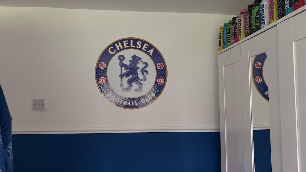 Chelsea Football Club Crest Wall Mural Sticker & Badge Wall Sticker ...