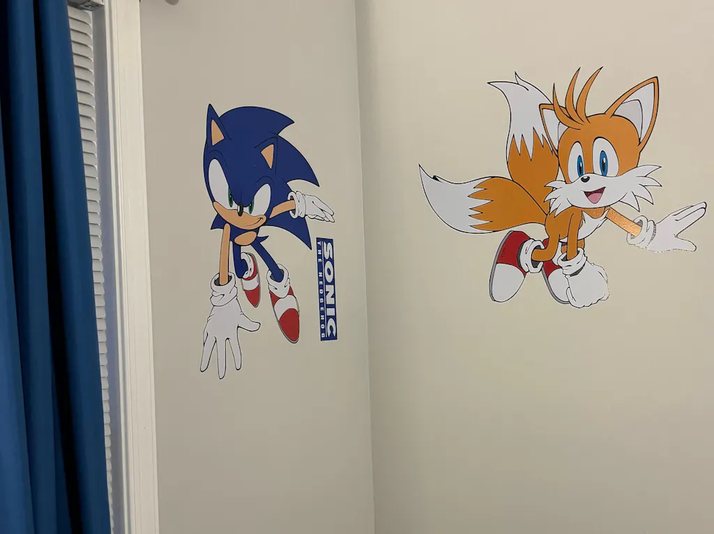 Sonic The Hedgehog - Tails Wall Sticker – www.themed.co.uk