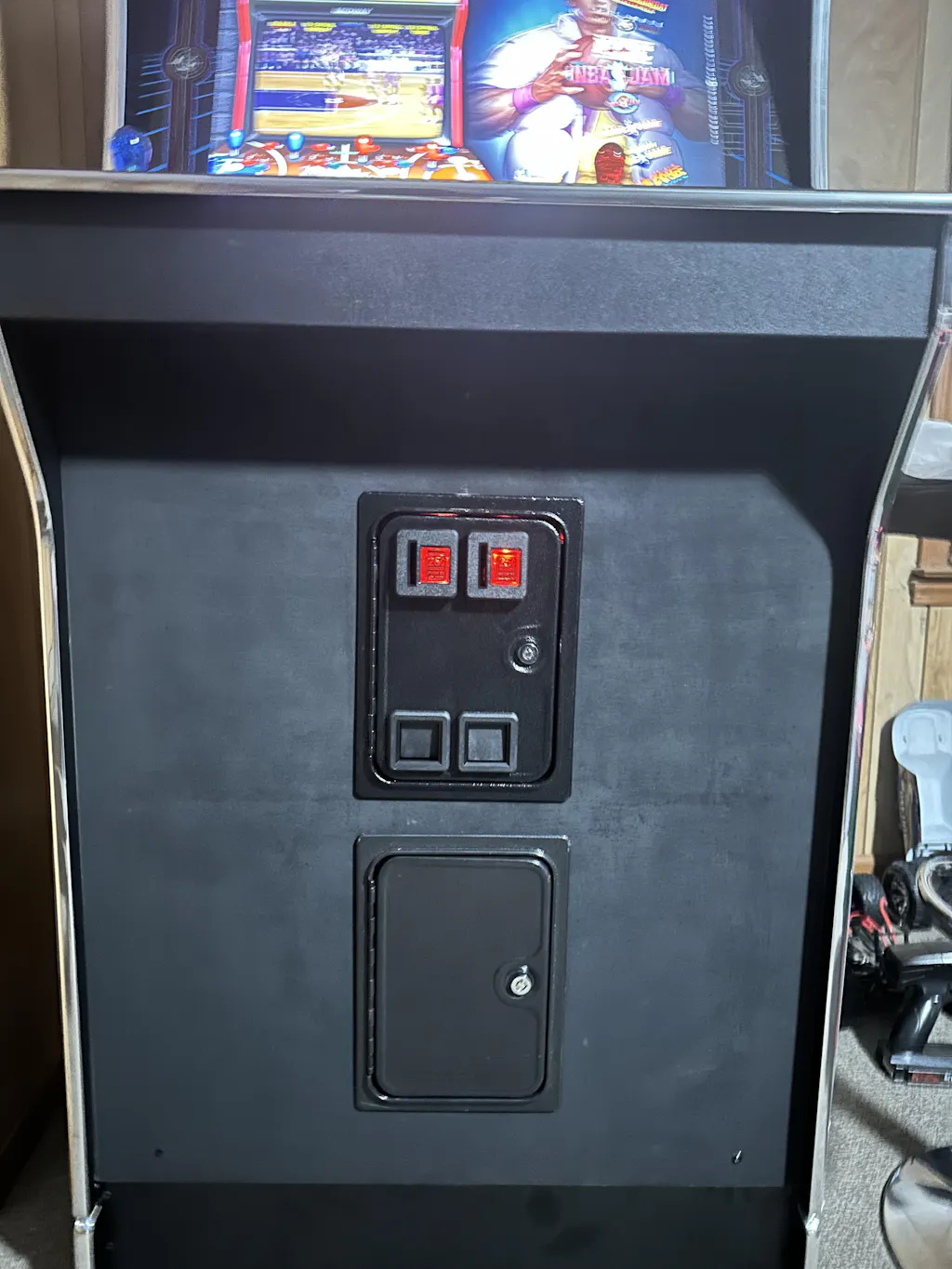 Arcade Coin Door Double Entry