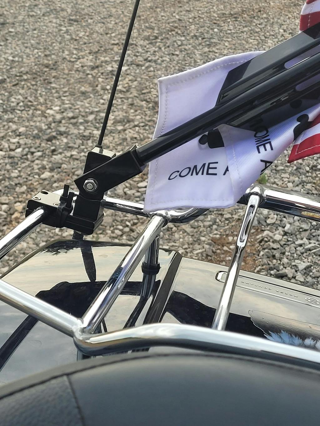 #1 Motorcycle Flag Mount, Best Quality & Service Made In USA