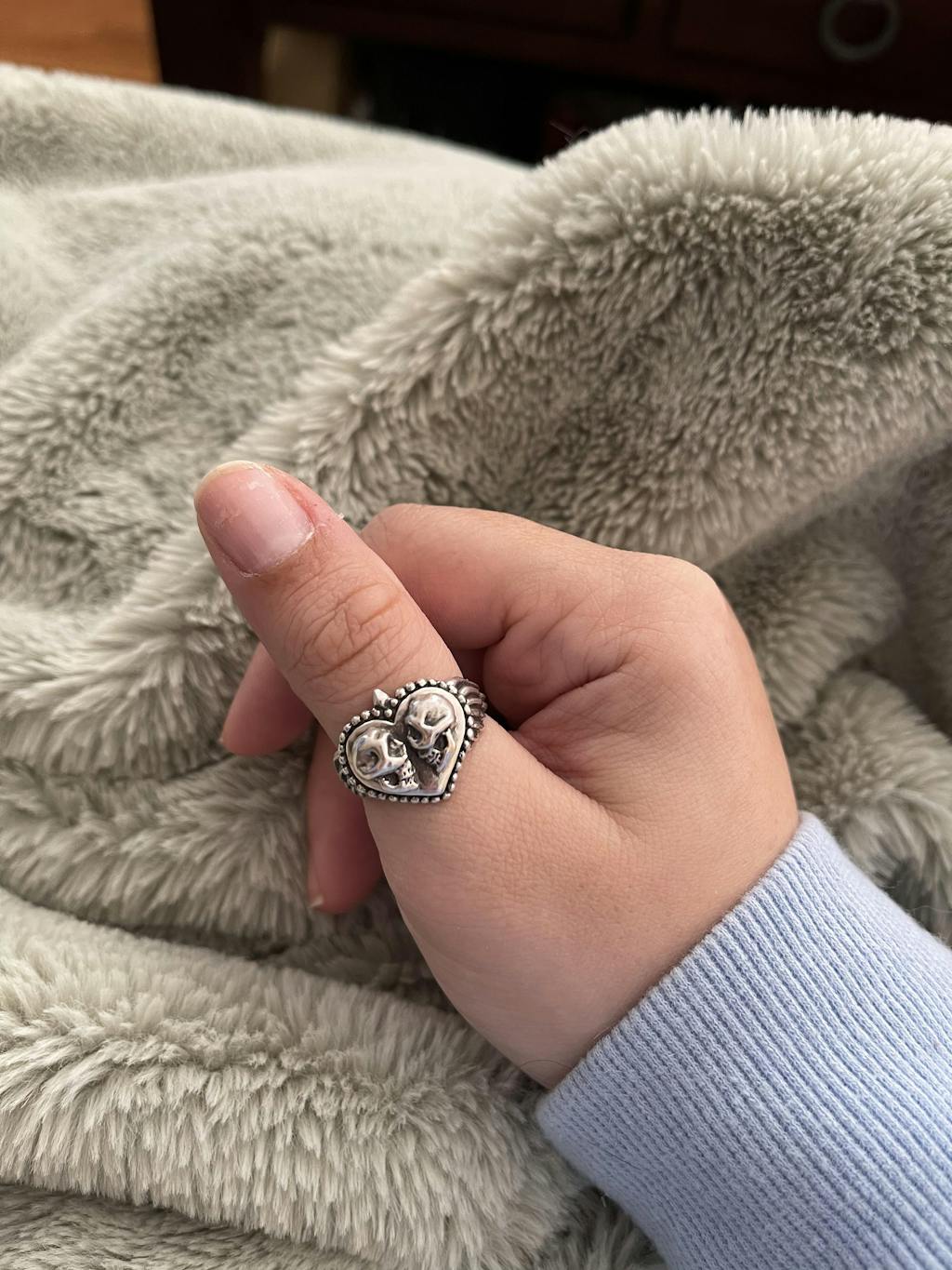 Eternal Love Skull Ring – Xanne Fran Studios