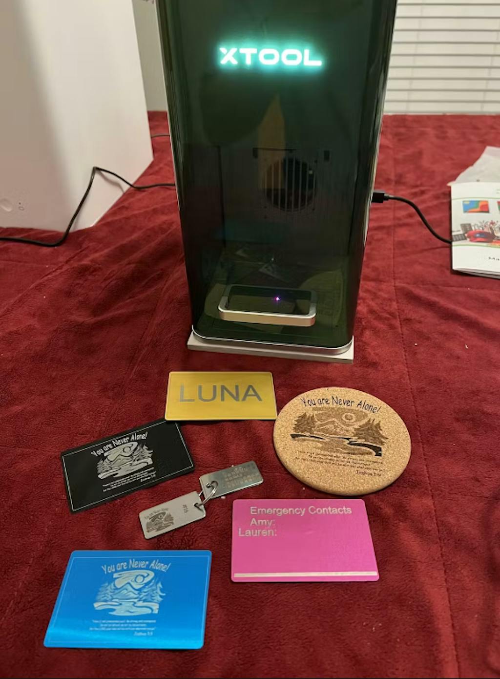 xTool F1 最速 携帯便利 IR（赤外線）ダイオードレーザー