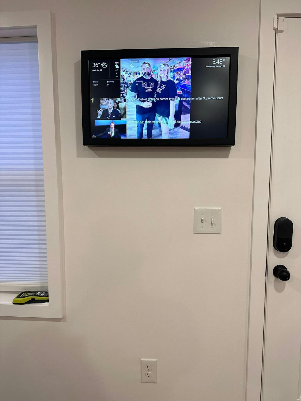 27in Touchscreen Smart Calendar / Dakboard/ Smart Wall Display / Photo ...