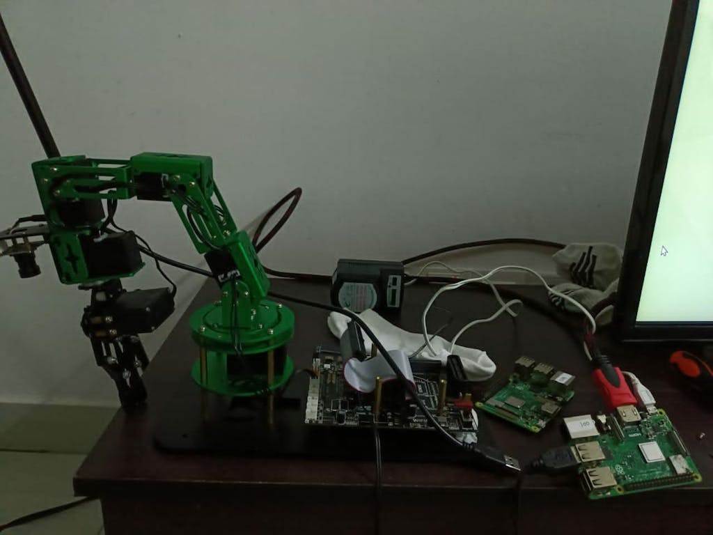 Yahboom Raspebrry Pi Robotic Arm with 6DOF and HD Camera Python programming