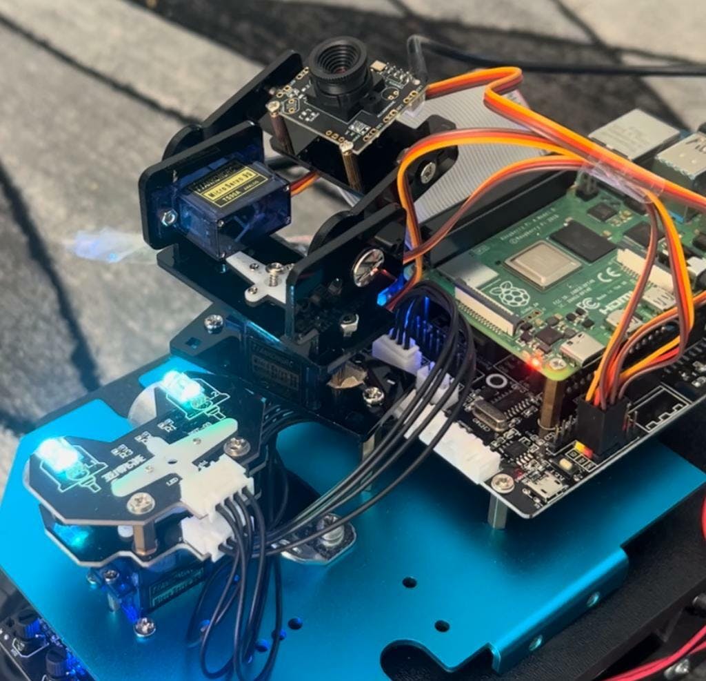 Yahboom Raspberry Pi Tank Car with 2DOF Camera PTZ Python Programming