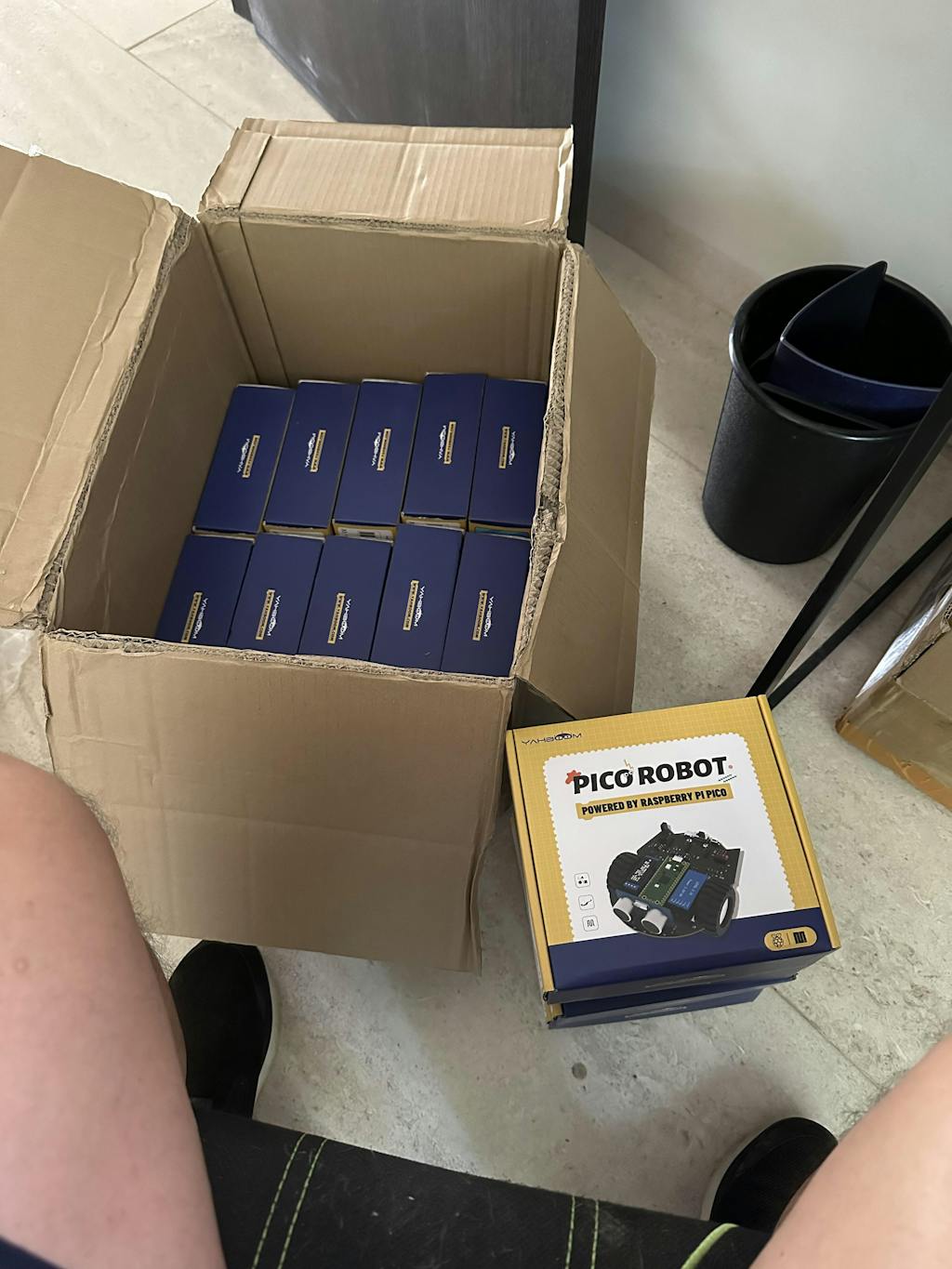 Yahboom Raspberry Pi Pico Car Robot Kit with MicroPython Programming