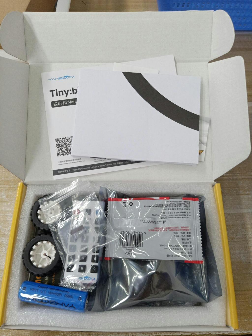 Yahboom Tiny:bit Pro AI Visual Robot Car with K210 Visual Module