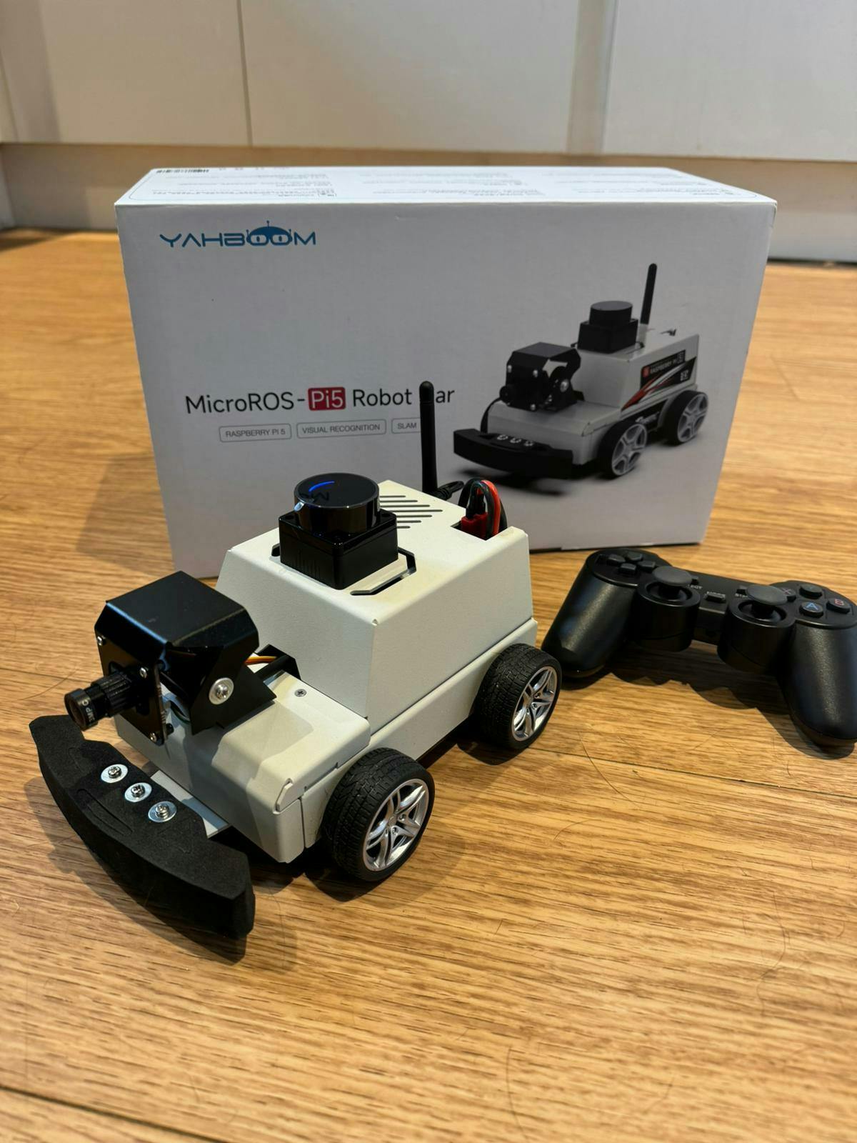 Raspberry Pi 5 Car Kit ROS2 Robot Support Python3 Programming