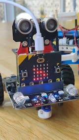 Microbit Car Kit Support MakeCode Programming APP IR Control | Yahboom
