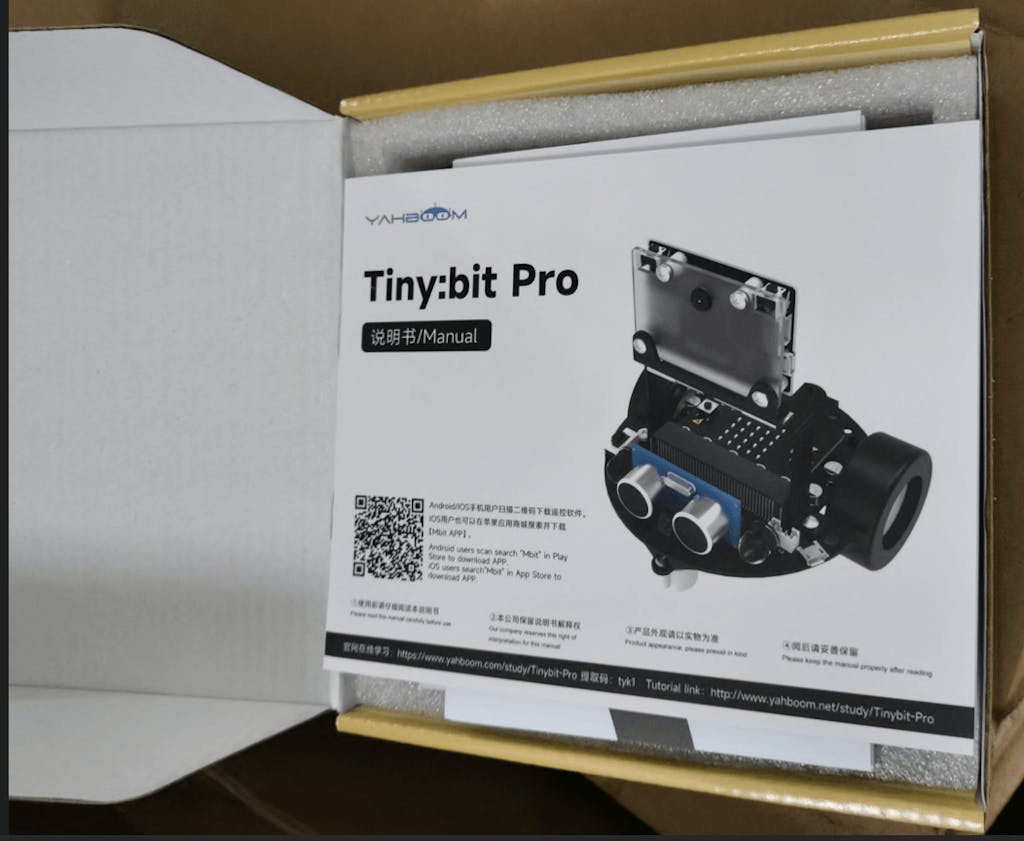 Yahboom Tiny:bit Pro AI Visual Robot Car with K210 Visual Module