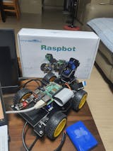 Raspbot AI Vision 4WD Car For RPi 5 With FPV Camera Use Python3 OpenCV