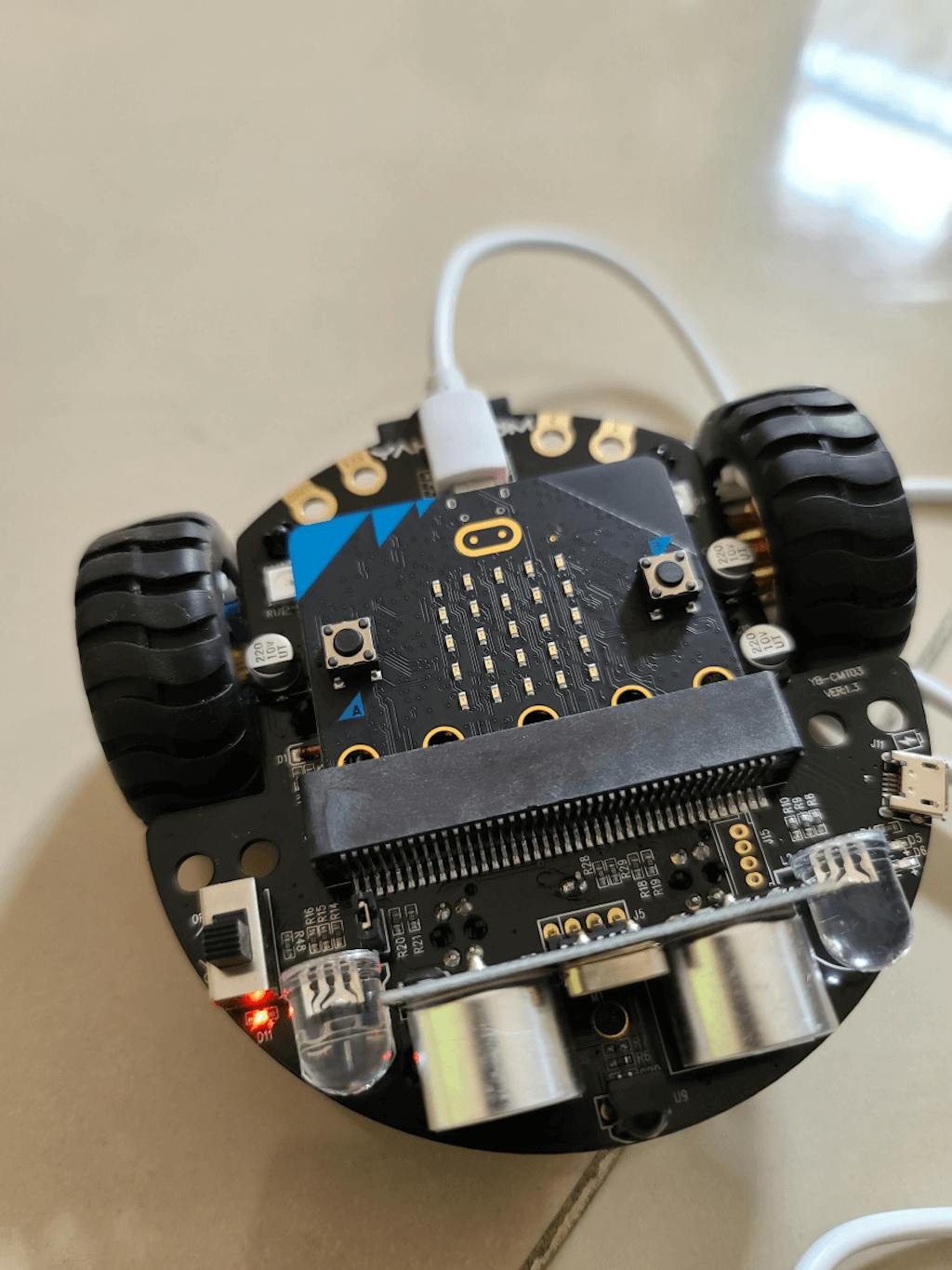 Yahboom Microbit Robot Car Kit Programmable Toys MakeCode Programming