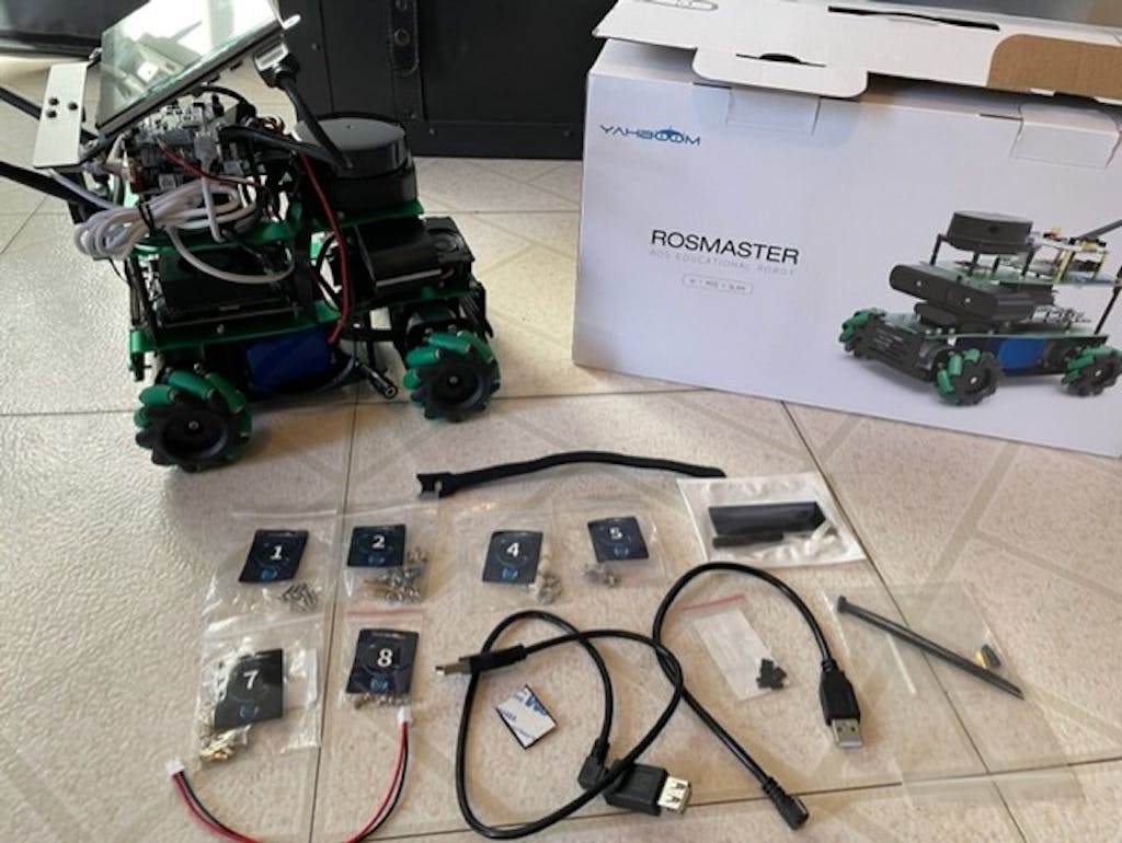 ROSMSTER X3 ROS2 Robot Car With Mecanum Wheel For RaspberryPi 5 Jetson
