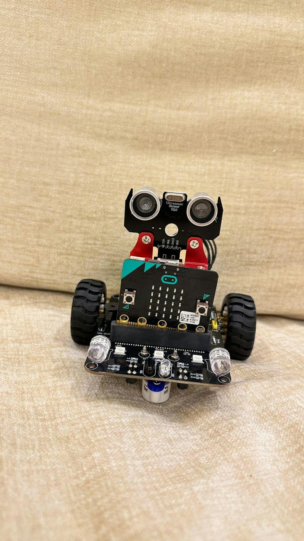 Microbit Car Kit Support MakeCode Programming APP IR Control | Yahboom