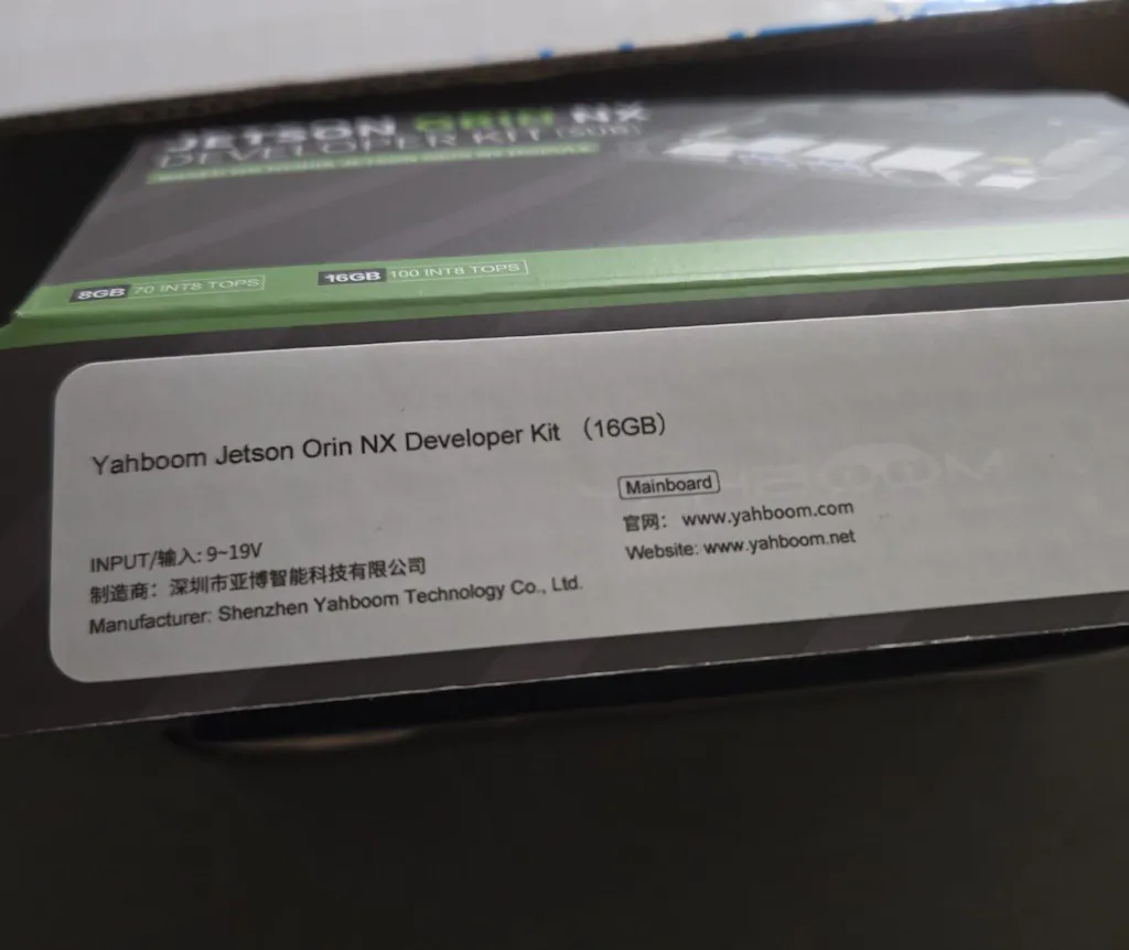NVIDIA Jetson Orin NX Super Developer Kit for Depth Learning ROS Robot