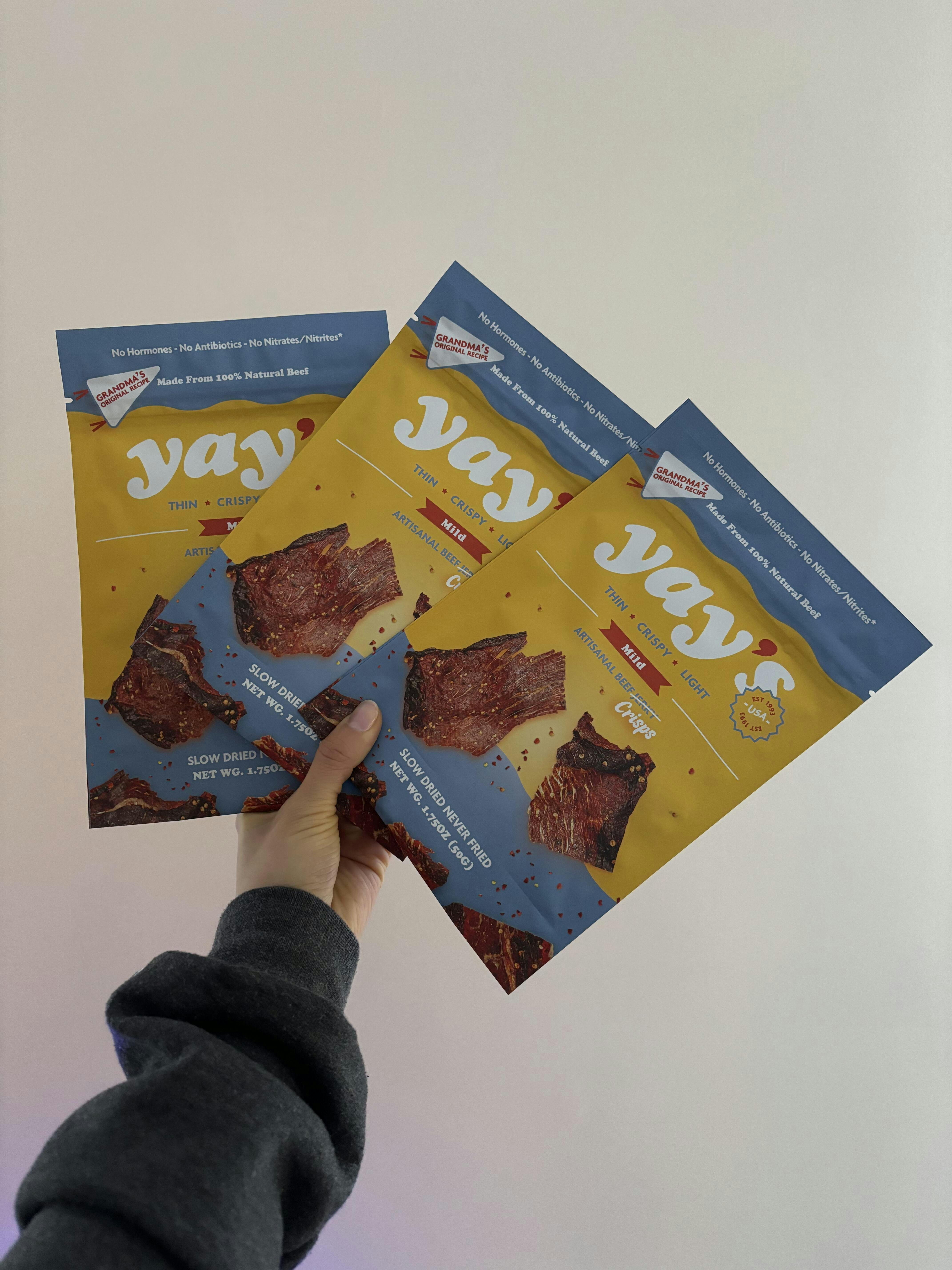 Original (Mild) Beef Crisps – Yay's Snacks