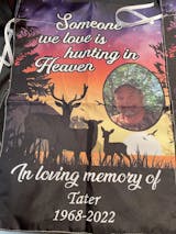 Personalized graves Flag, Sympathy Flag, Custom Flag, Memorial Gifts ...