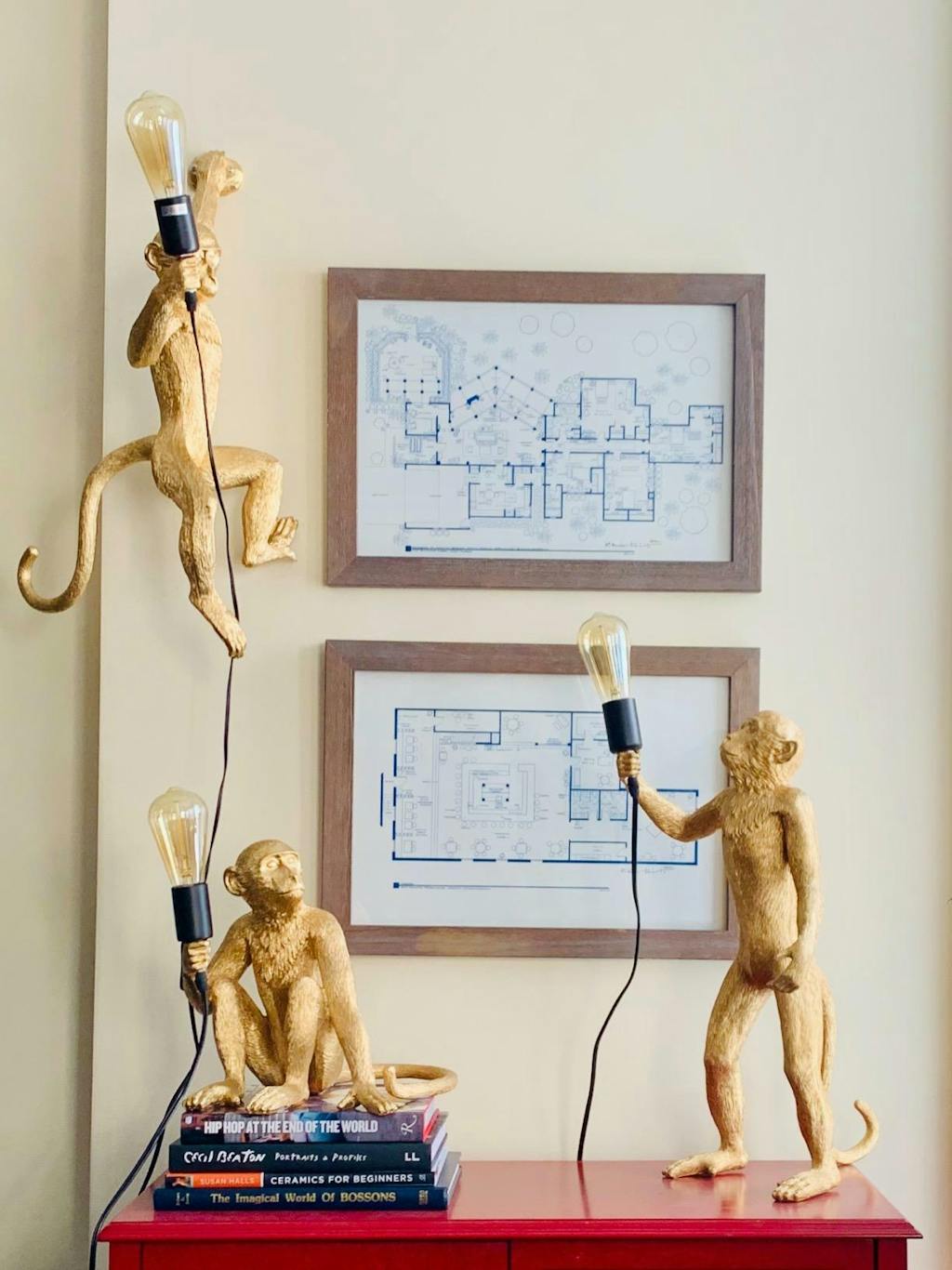 Modern Monkey Lighting | Monkey Wall Light | Yedwo Hanging Monkey Lamp ...
