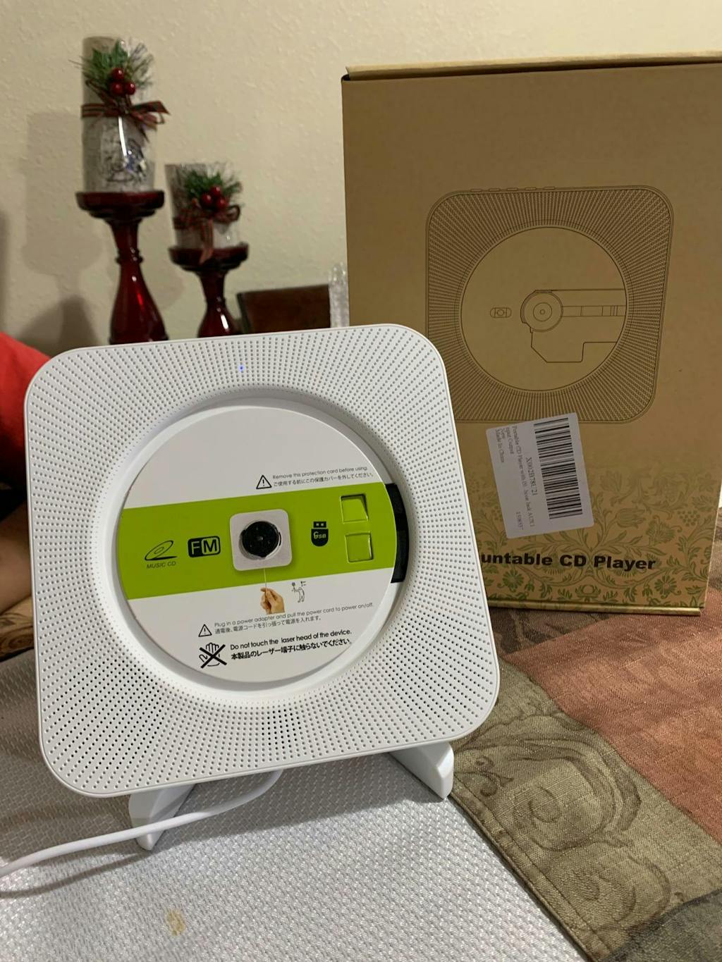 Wall Mountable CD Music Player | Yedwo Design – YEDWO