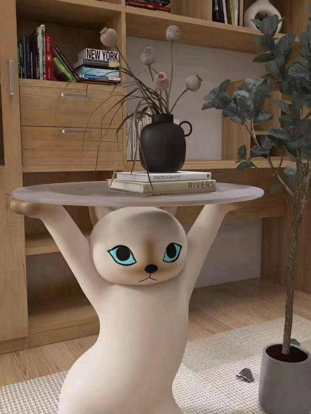 Lula Kitty Side Table | Yedwo Design – YEDWO