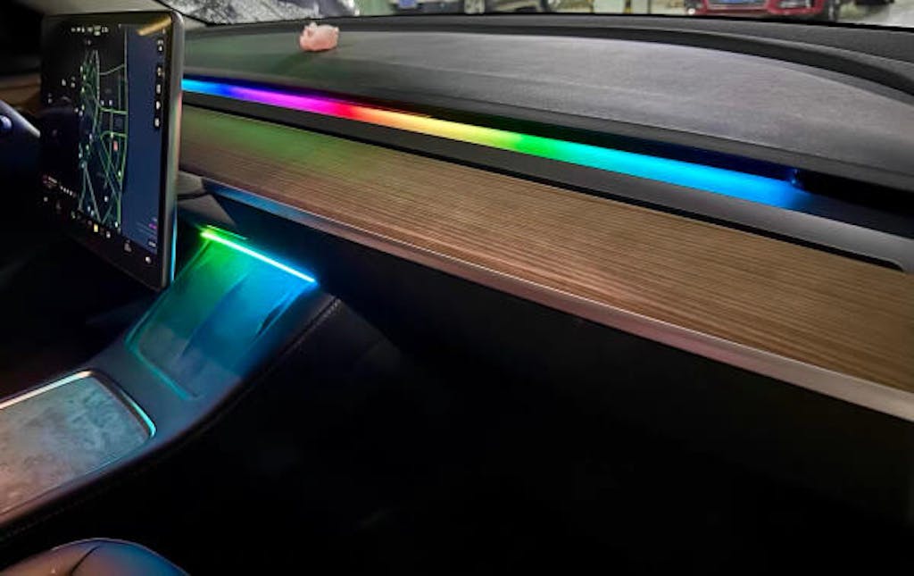 Neon Ambient LED Lighting For Tesla Model Y/3 – Yeslak