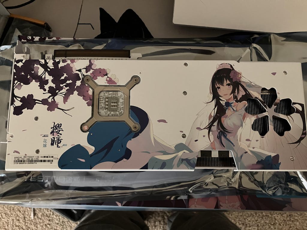 (December Promotion)Yeston Sakura Radeon RX 7700 XT 12G GDDR6 192bit 5 ...