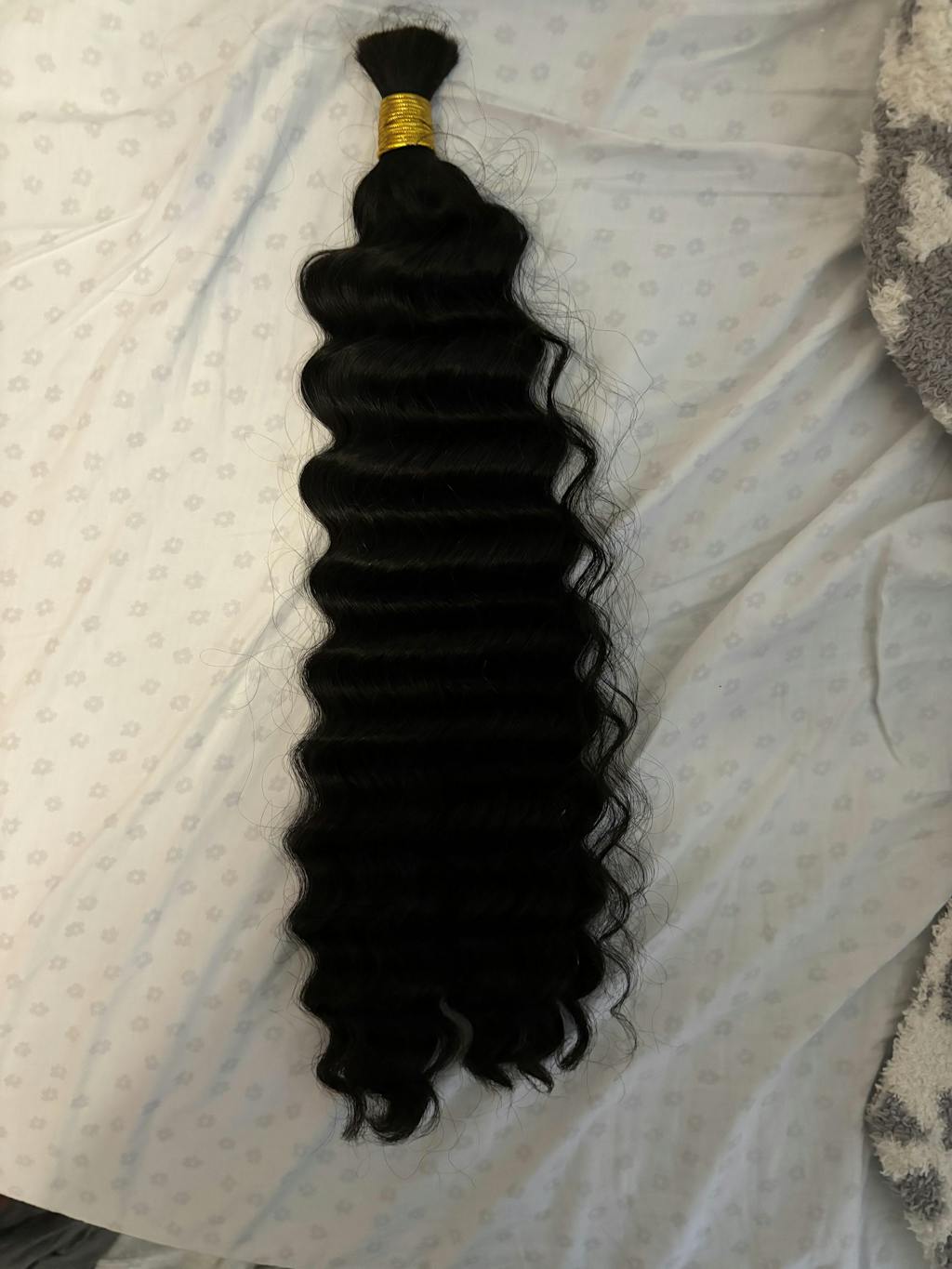 Double Drawn Deep Wave Bulk Human Hair For Braiding