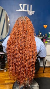 350# Ginge Deep Wave Bulk Human Hair For Braiding BU20