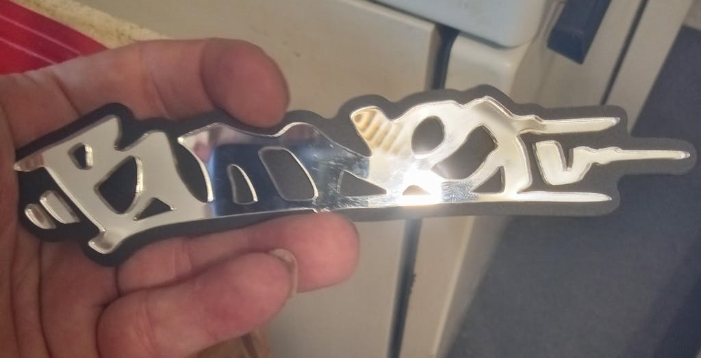 Custom Stacked Automotive Emblems – YOAST FABRICATION