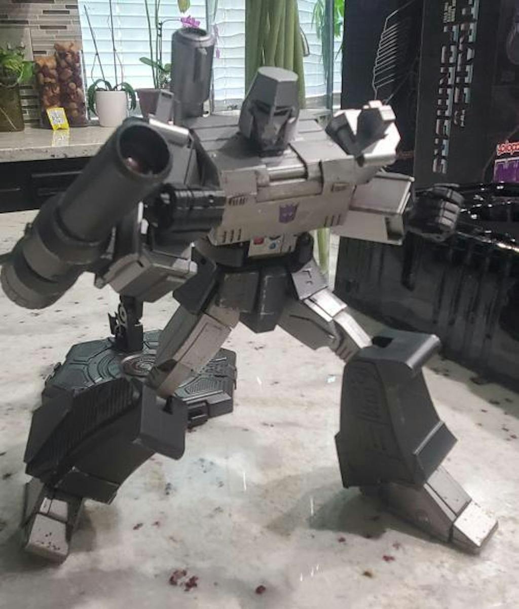 Transformers G1 Megatron Action Figure - Diecast, LED, Weapons