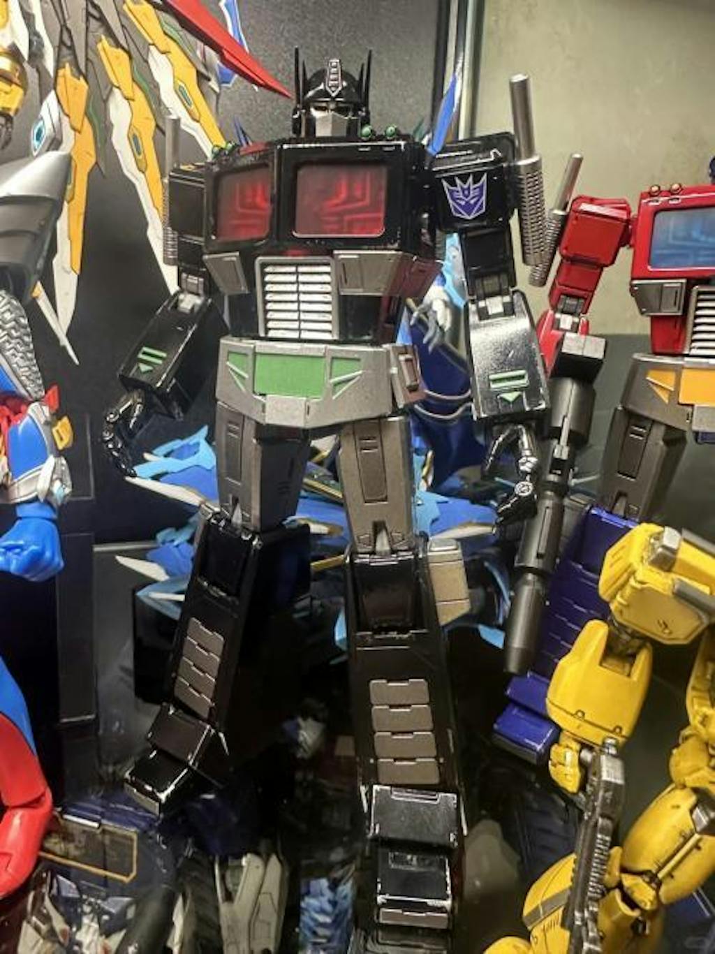 Transformers G1 Nemesis Prime Collectible Toy - Diecast, LED, Weaponry