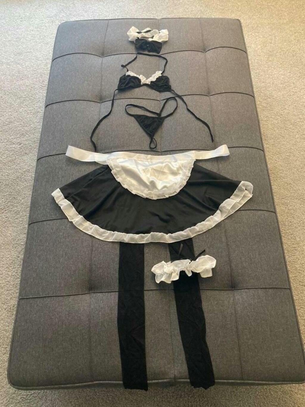 Yomorio Sexy Maid Lingerie for Women Lolita Underwear Micro Bikini and ...